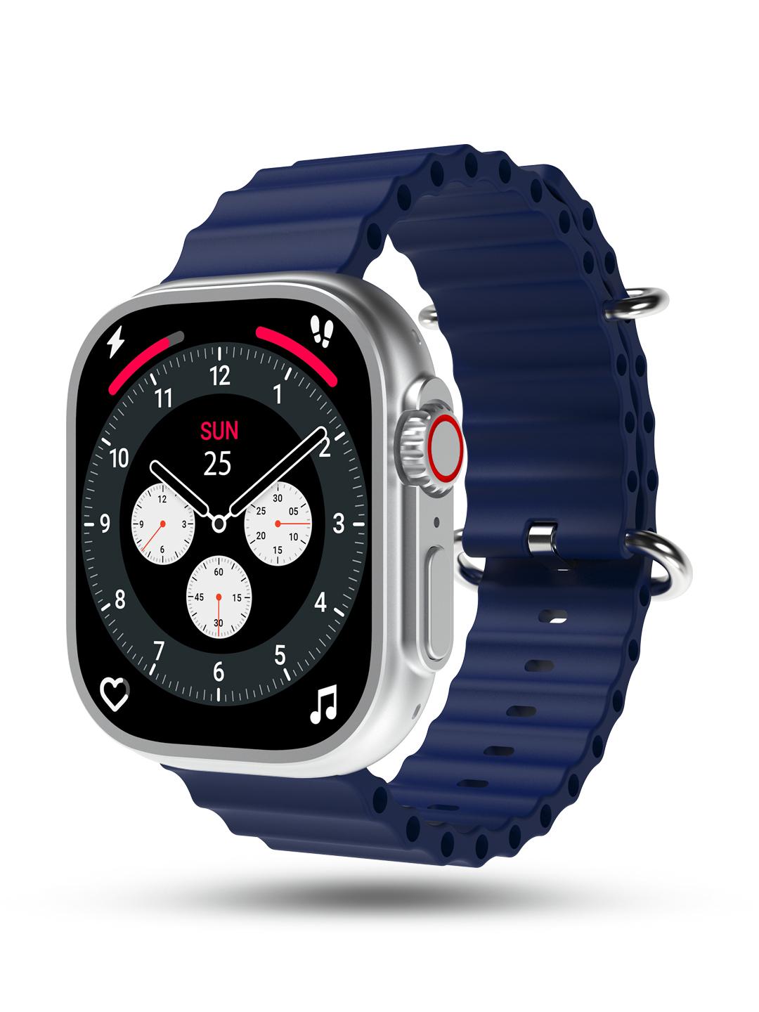 Buy Pebble Crest 2.02" Infinite Display BT Calling Smartwatch - Smart ...