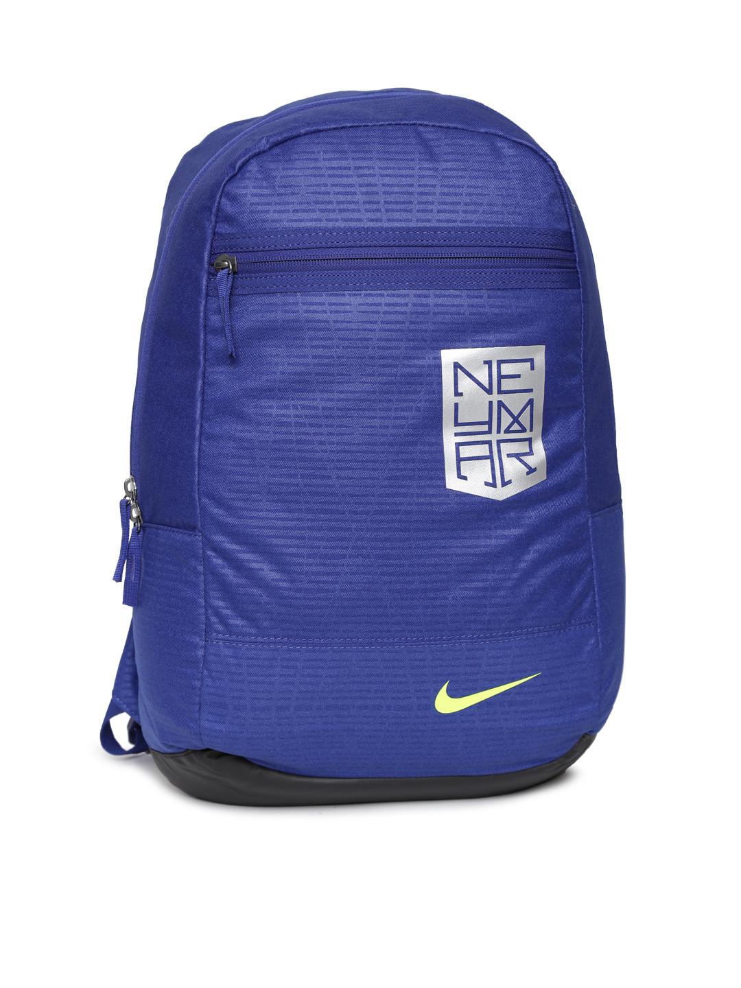 Buy Nike Neymar Unisex Blue Solid Backpack - Backpacks for Unisex Kids ...
