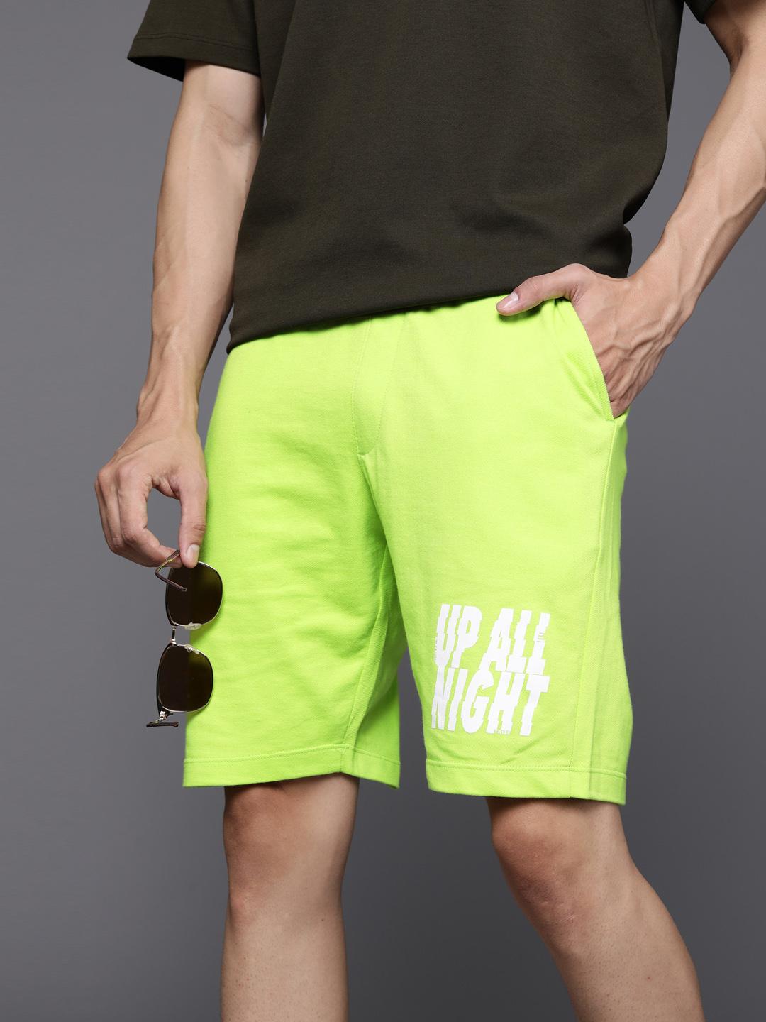 Buy Allen Solly Sport Men Printed Detail Slim Fit Shorts - Shorts for ...