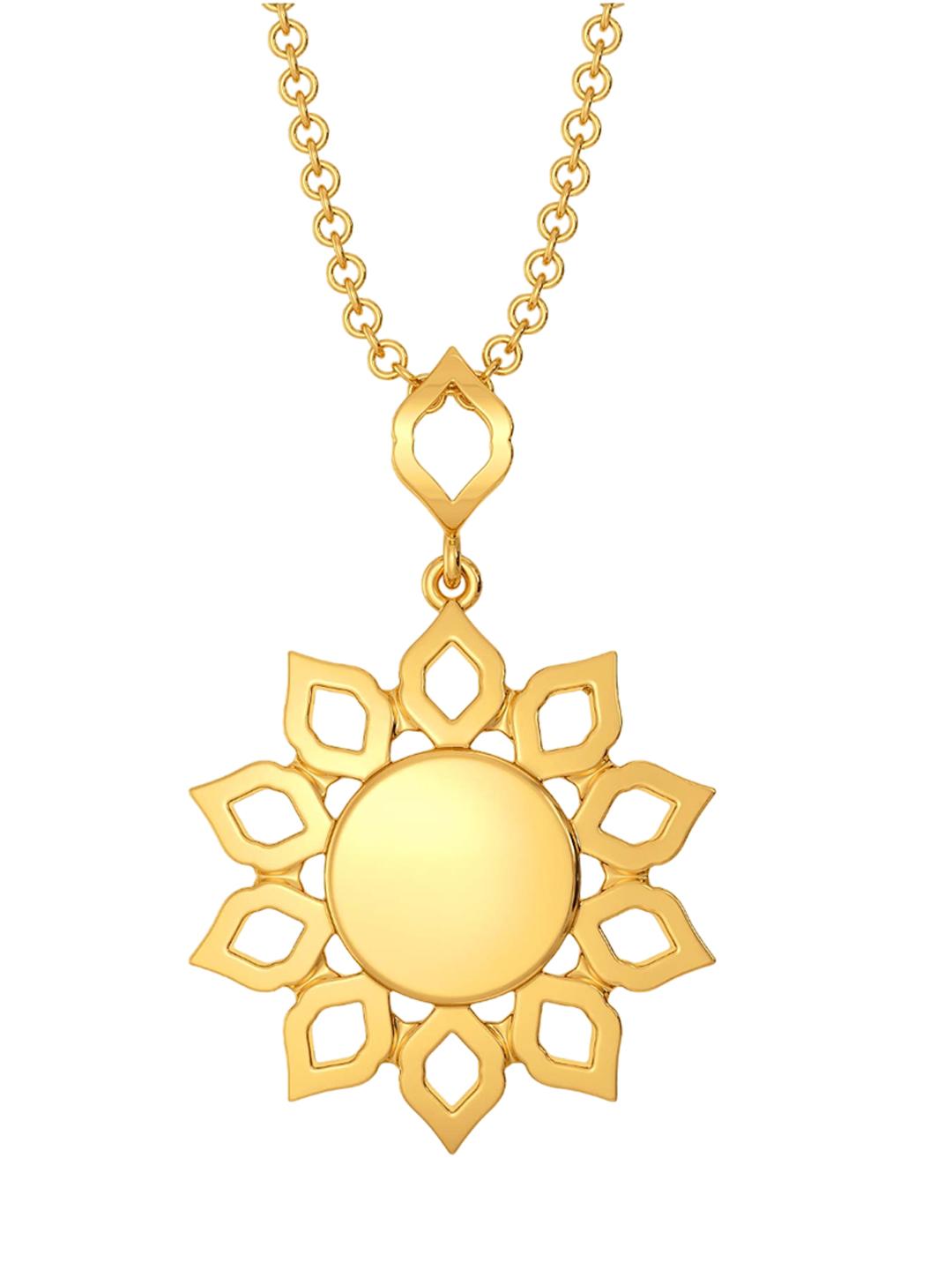 Buy MELORRA Free Comfort 18KT Gold Pendant 3.16gm - Pendant Gold for ...