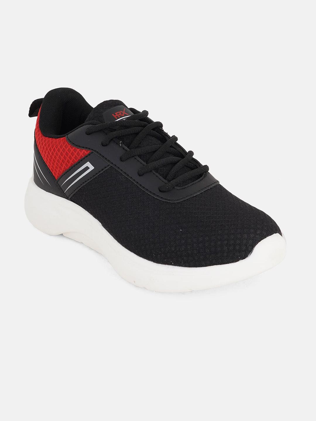 Buy HRX By Hrithik Roshan Men Black And Red Mesh Walking Sports Shoes ...