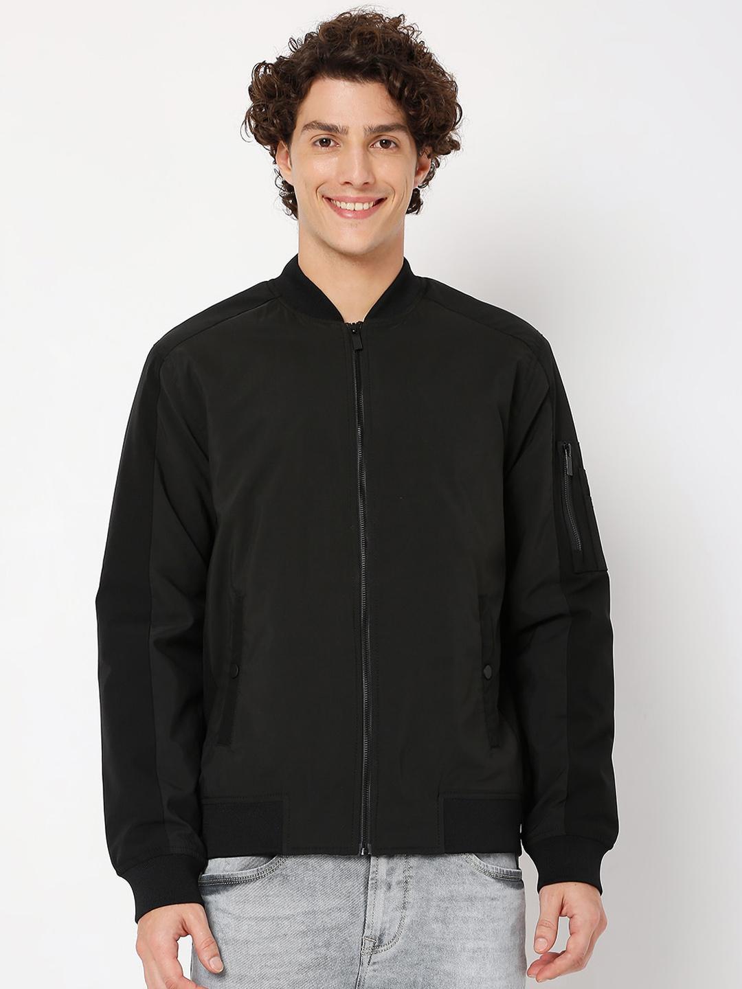 Buy Mufti Stand Collar Lightweight Bomber Jacket - Jackets for Men ...