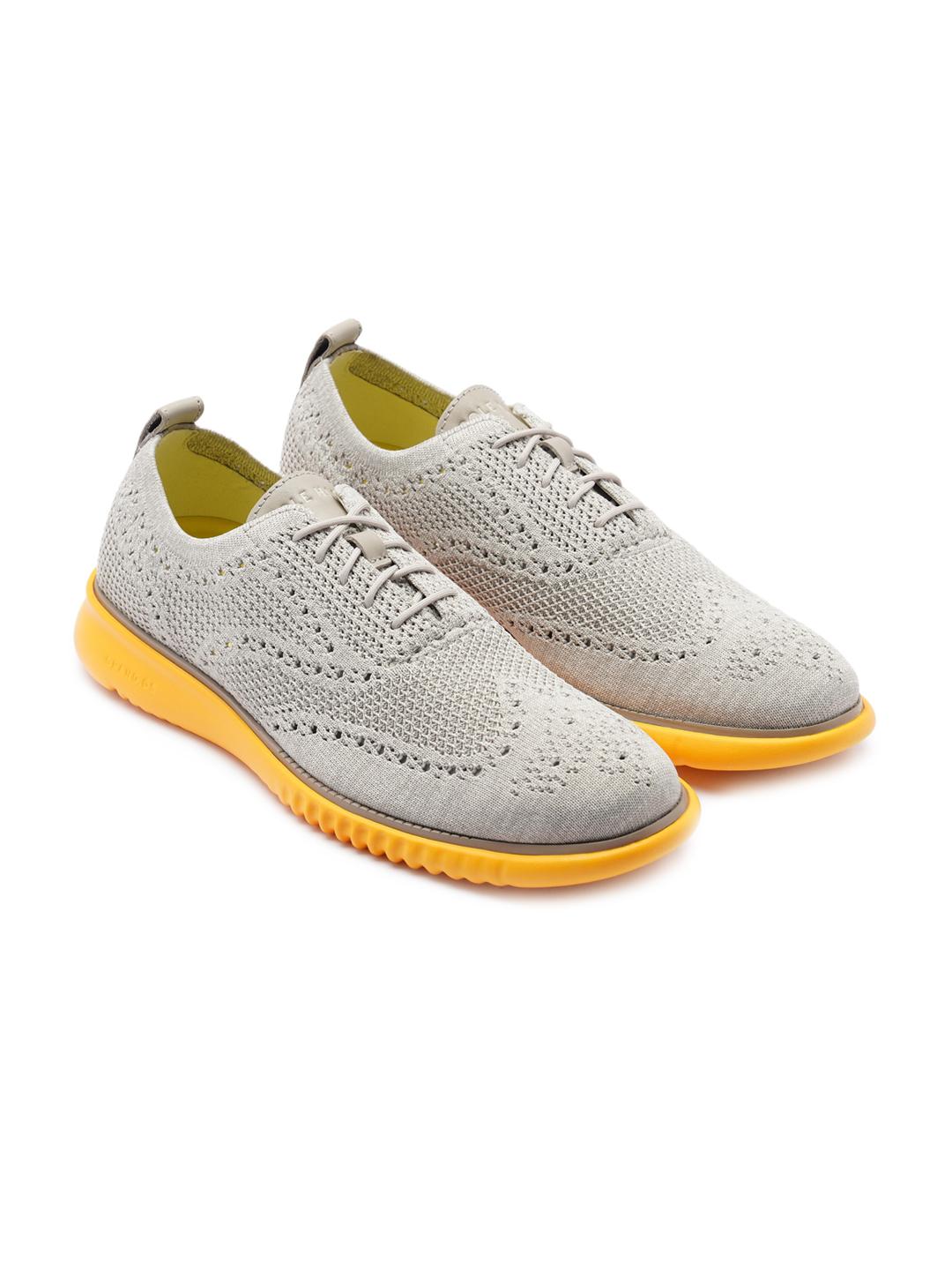 Buy Cole Haan GREY Men 2. ZEROGRAND STITCHLITE OXFORD - Casual Shoes ...
