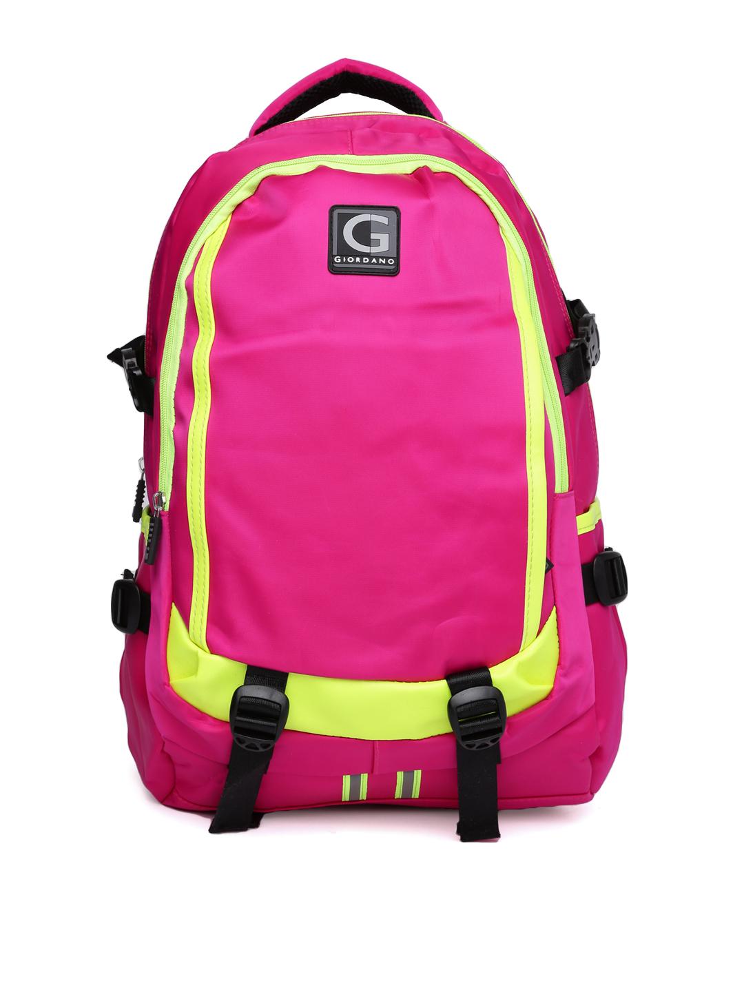 Buy GIORDANO Unisex Pink Backpack - Backpacks for Unisex 2321595 | Myntra