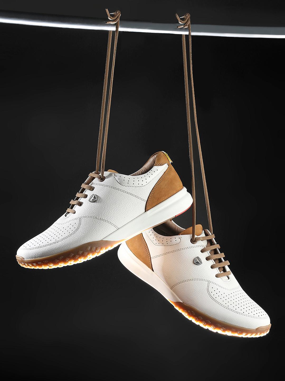 Buy Buckaroo Men Perforated Leather Sneakers - Casual Shoes for Men ...