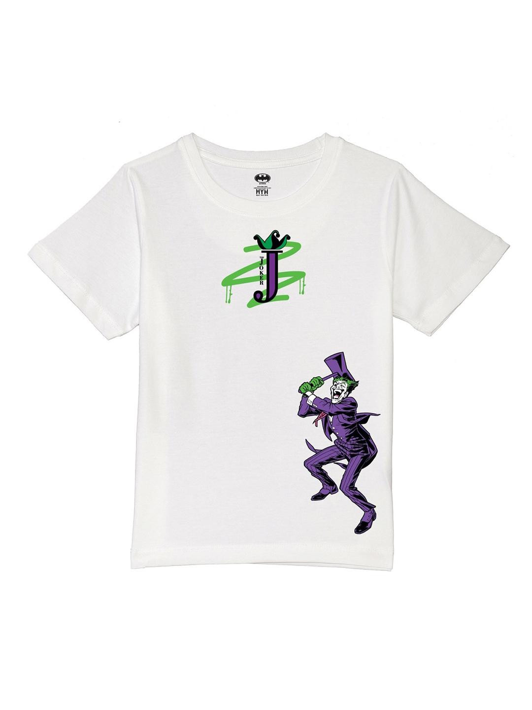 Buy Wear Your Mind Boys Jocker Printed Pure Cotton T Shirt - Tshirts ...