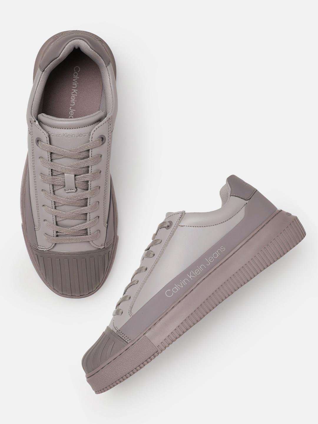 Buy Calvin Klein Men Chunky Cupsole Laceup Lth Rub Textured Leather ...