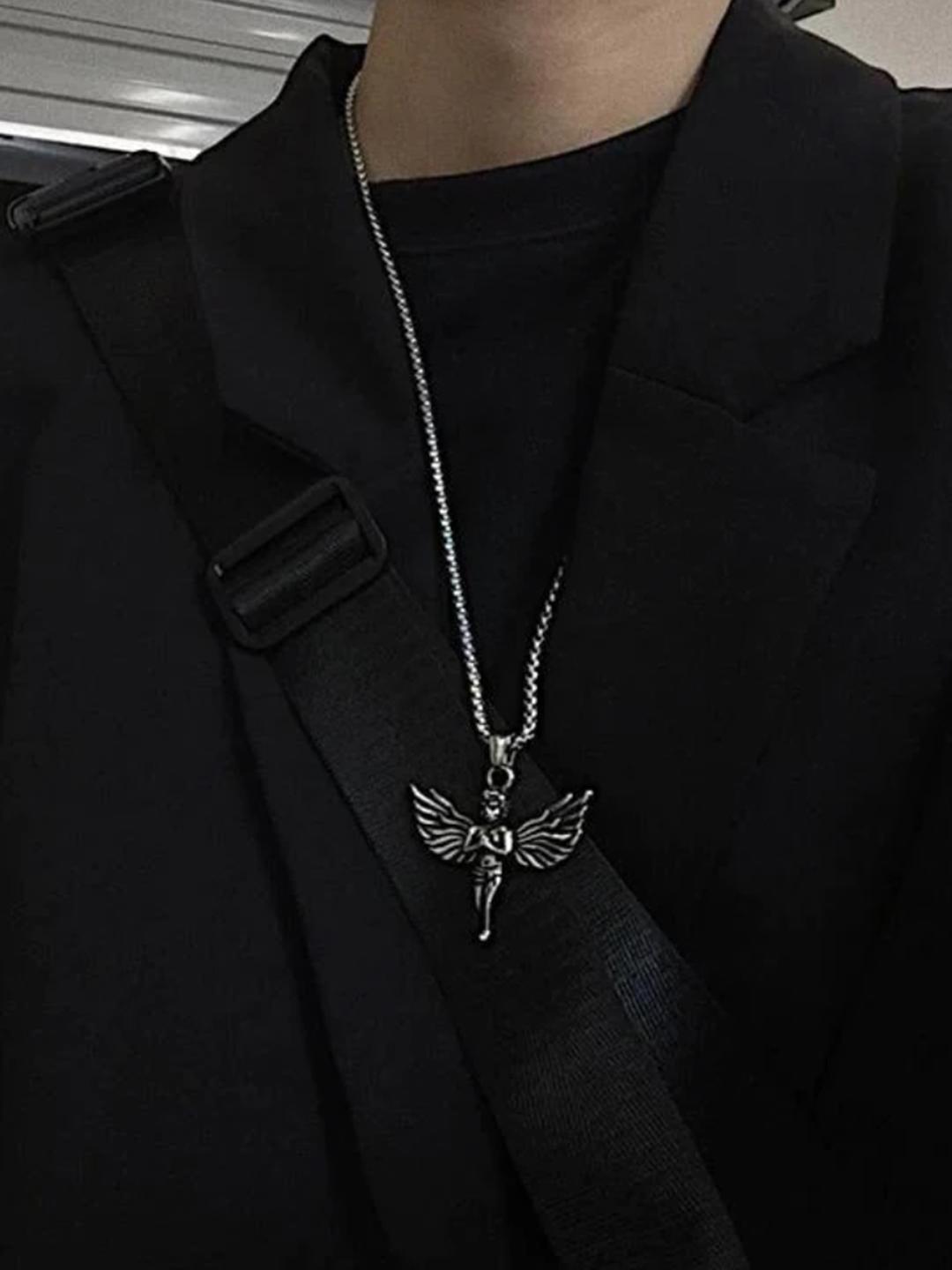 Buy SALTY Greek Angel Neck Chain For Men - Necklace And Chains for Men ...
