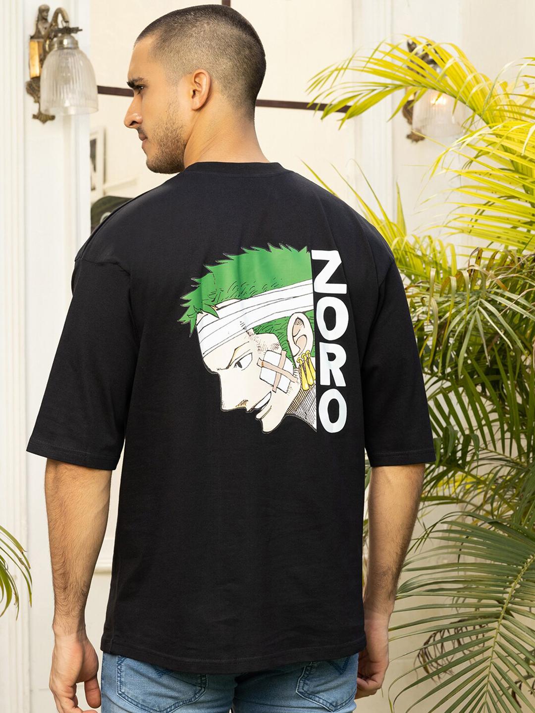 Buy Gavin Paris Graphic Printed Cotton Drop Shoulder Oversized T Shirt ...