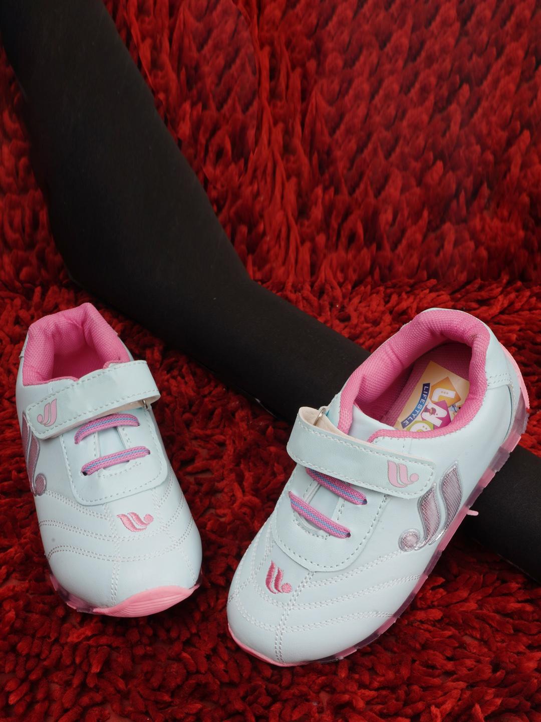 Buy LNG Lifestyle Kids Textured Comfort Insole Lightweight Sneakers ...
