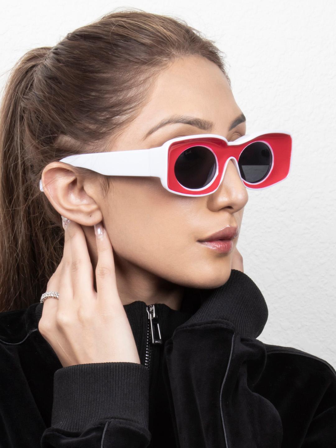 Buy Ted Smith Lens & Oval Sunglasses With UV Protected Lens RAGE_C2 - Sunglasses for Unisex ...