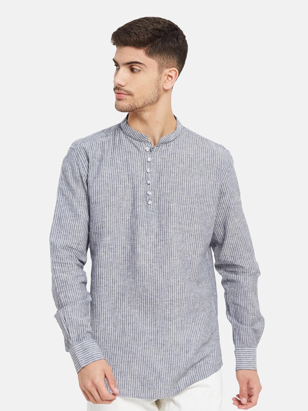 Buy METTLE Vertical Striped Cotton Casual Shirt - Shirts for Men 23508346 | Myntra