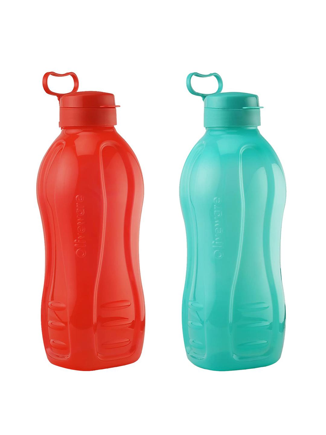 Buy SOPL OLIVEWARE Red Solid Plastic Flip Top 2 Piece Water Bottle 2L ...