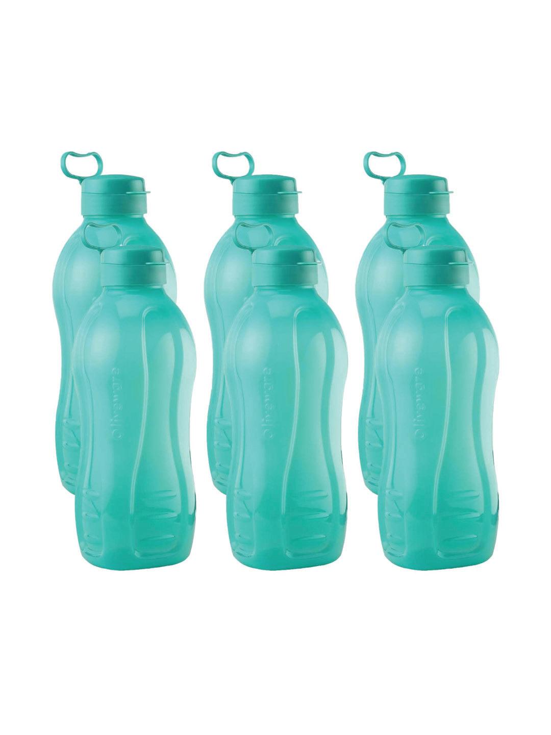 Buy SOPL OLIVEWARE Blue Plastic Airtight 6 Piece Water Bottle 2L ...