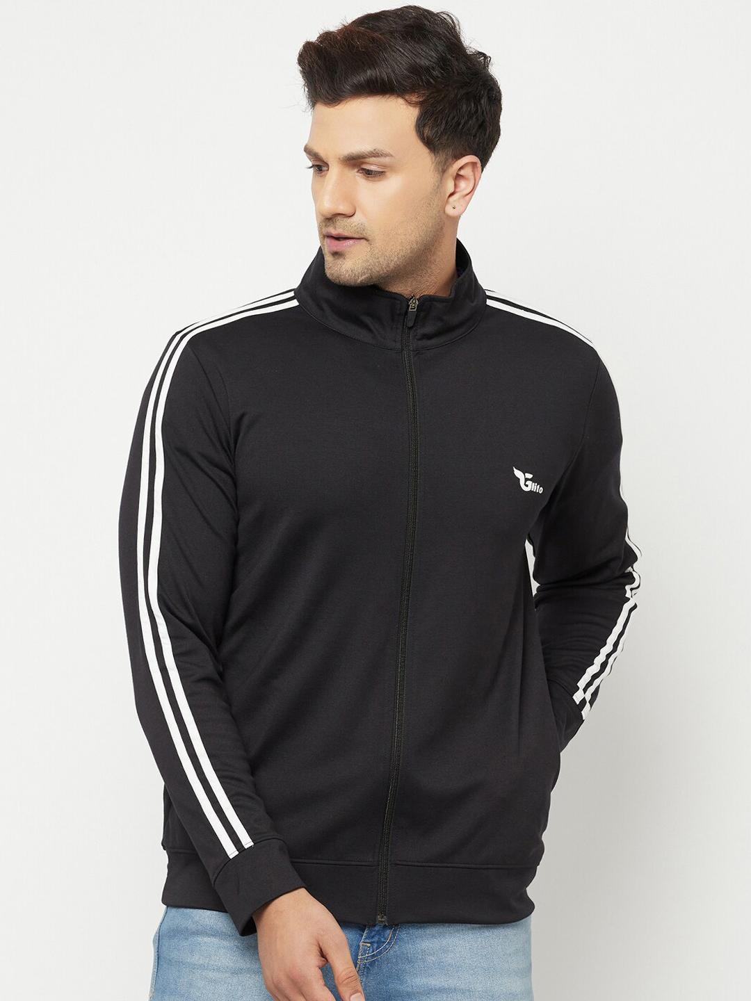 Buy GLITO Mock Collar Stretchable Sporty Jacket - Jackets for Men ...