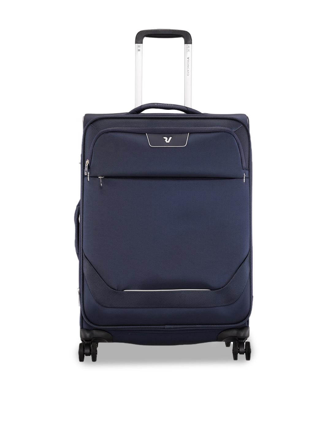Buy RONCATO JOY Range Blu Note 26" Medium Soft Trolley Bag - Trolley ...