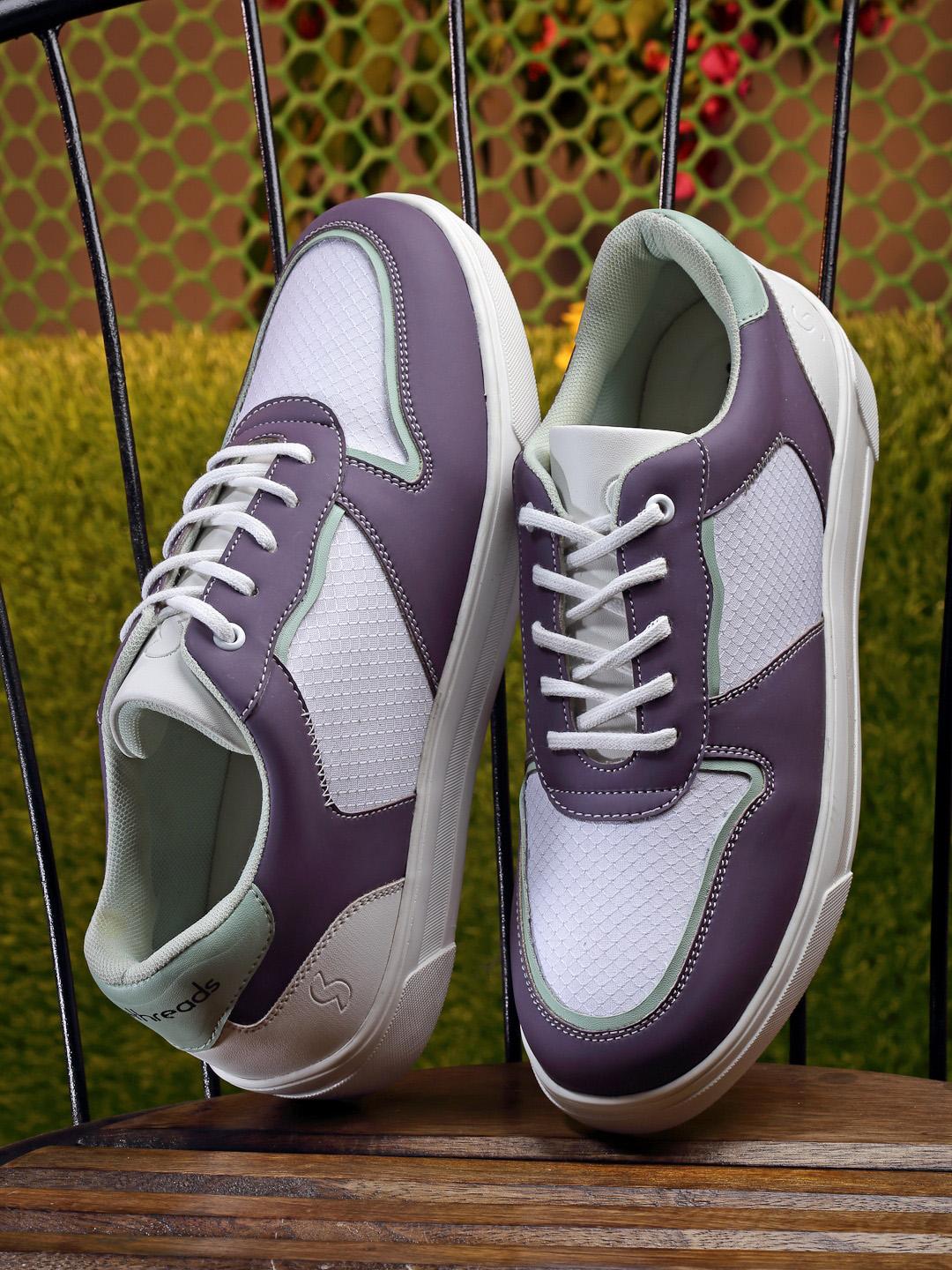 Buy SOLETHREADS REBEL Women SPLATTER Colourblocked Memory Foam Sneakers ...