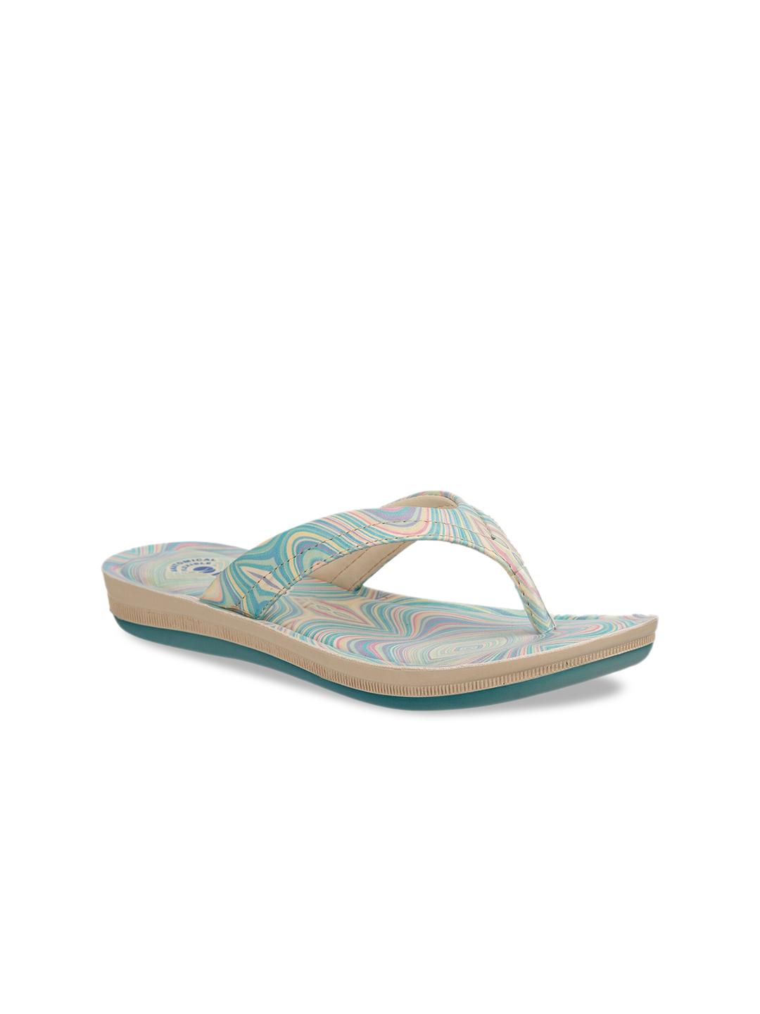 Buy Inblu Women Printed Lightweight Anti Skid Open Toe Flats - Flats ...