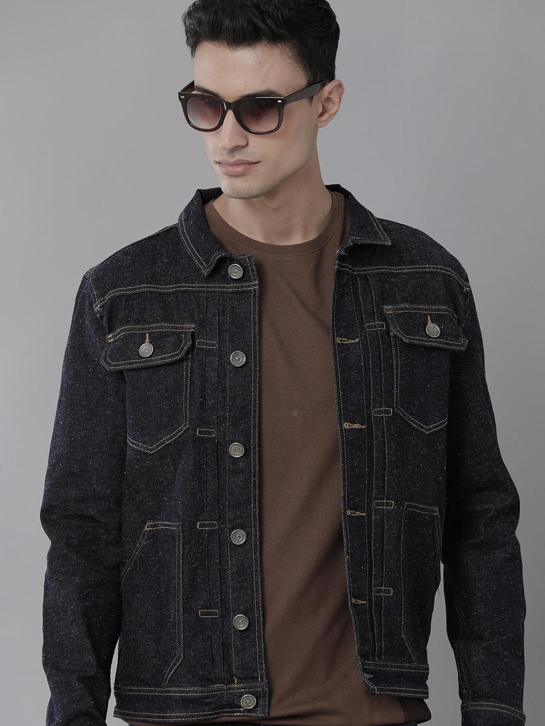 Buy Voi Jeans Washed Denim Jacket - Jackets for Men 23603388 | Myntra