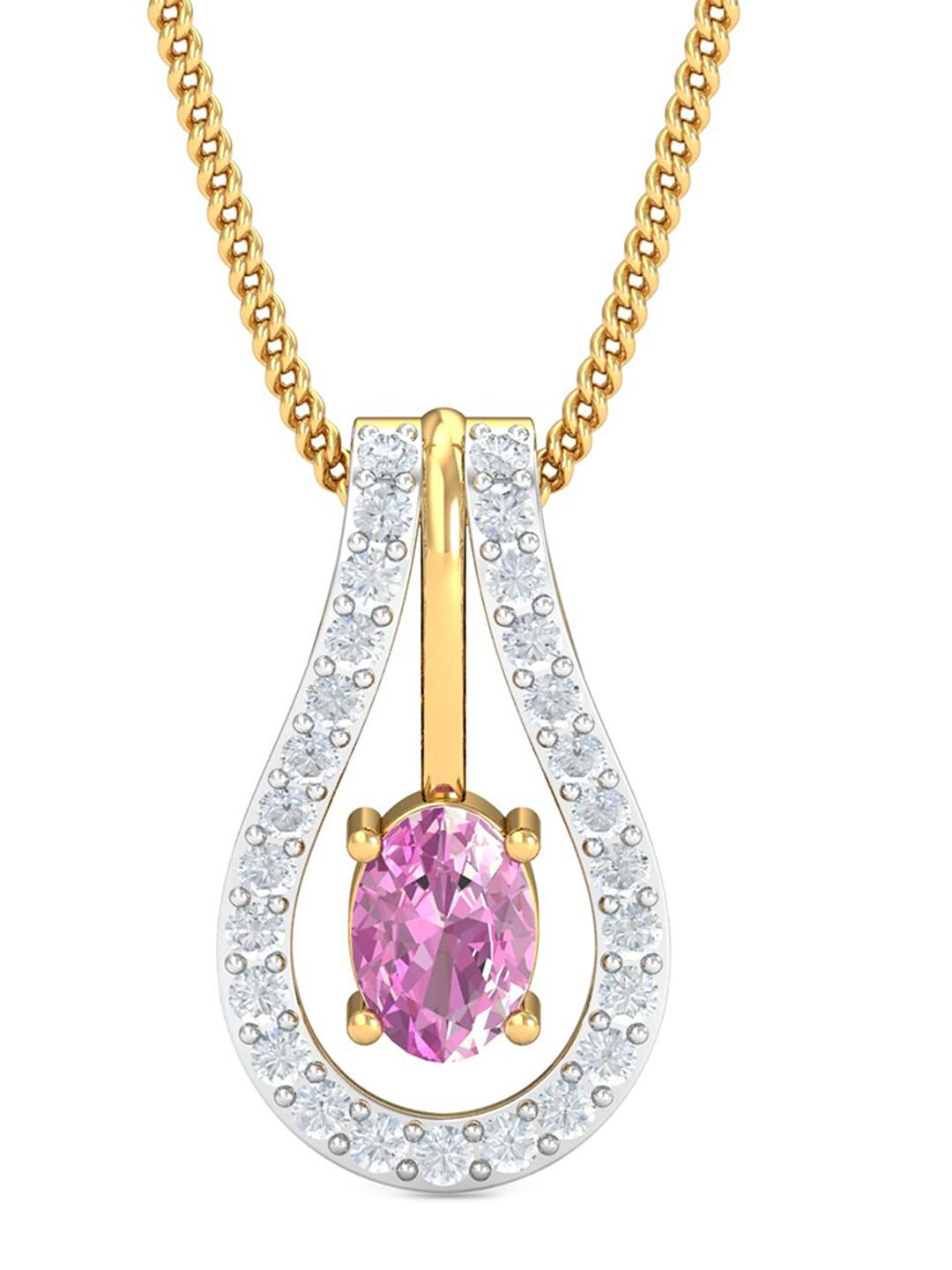 Buy KUBERBOX Fadey Tourmaline 18 KT Gold Diamond & Gemstone Studded ...