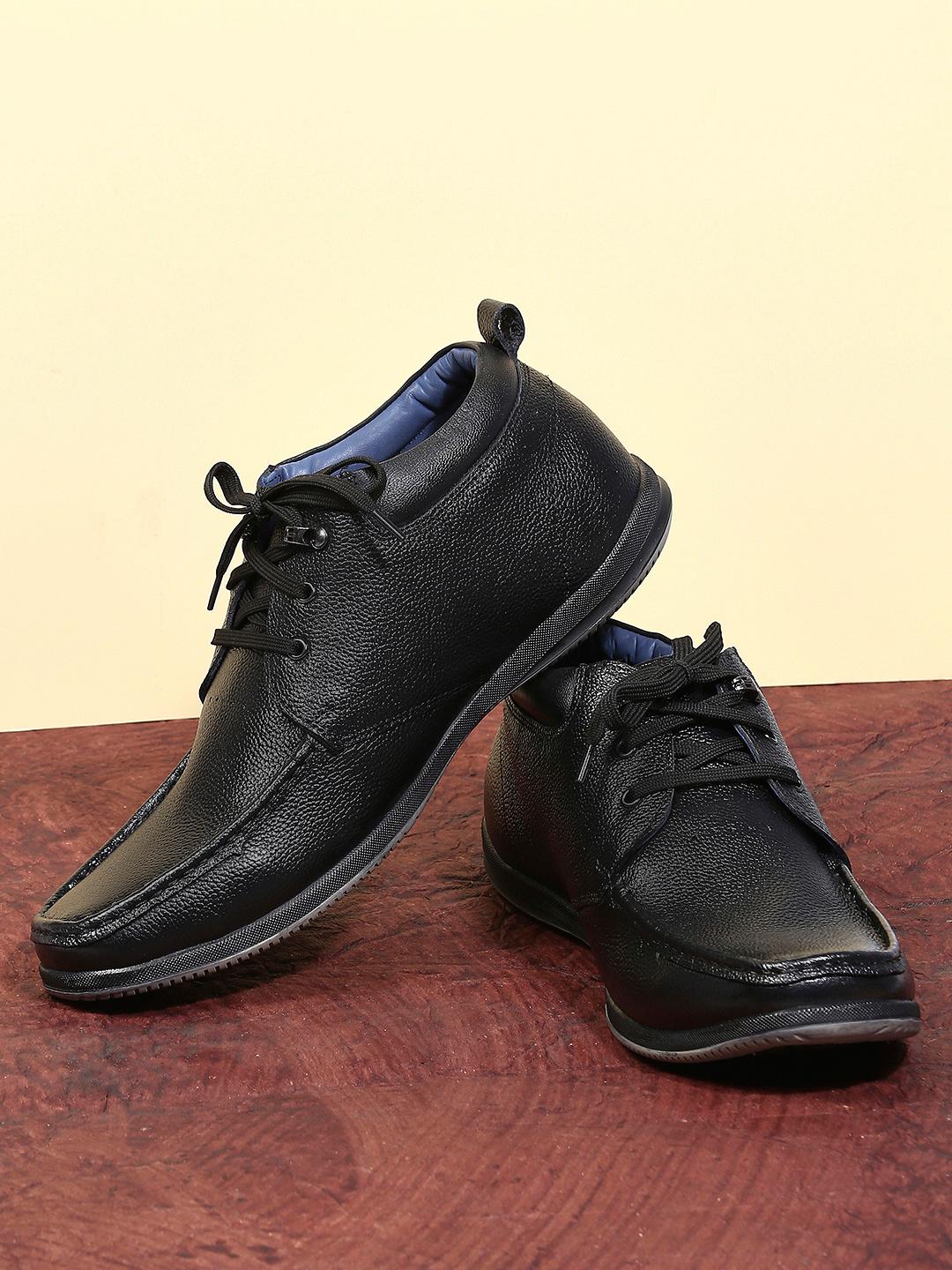 Buy Buckaroo Men Textured Leather Derbys - Casual Shoes for Men ...