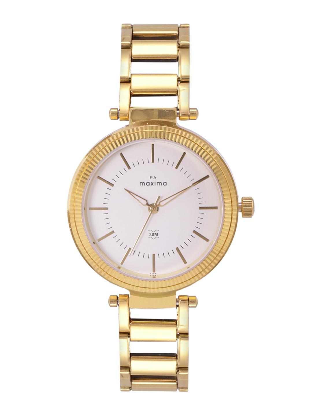 Buy Maxima Women Bracelet Style Straps Analogue Watch 61981CMLY ...