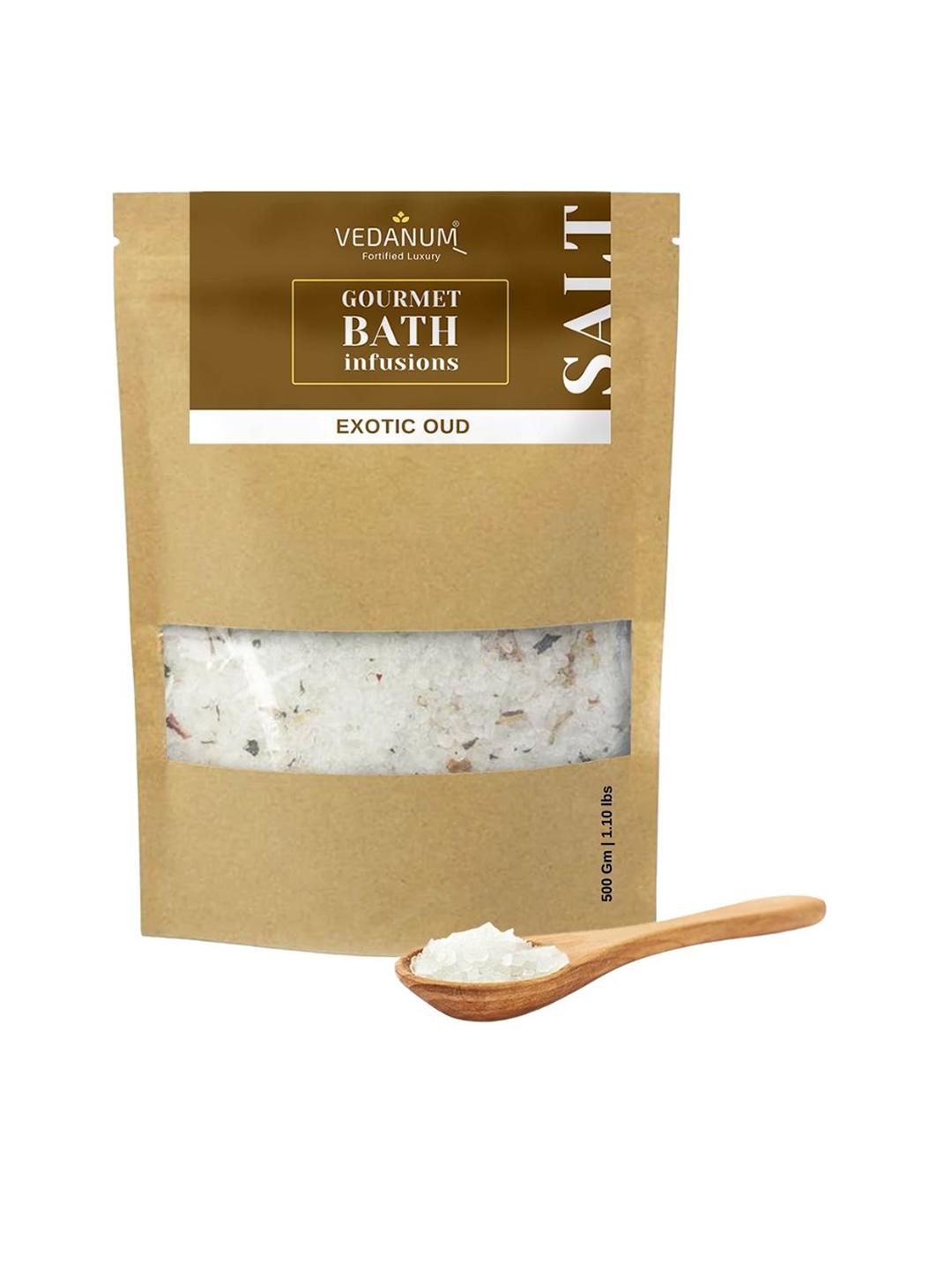 Buy VEDANUM Gourmet Bath Infusions Aroma Bath Salt 500 Gm Exotic Oud ...