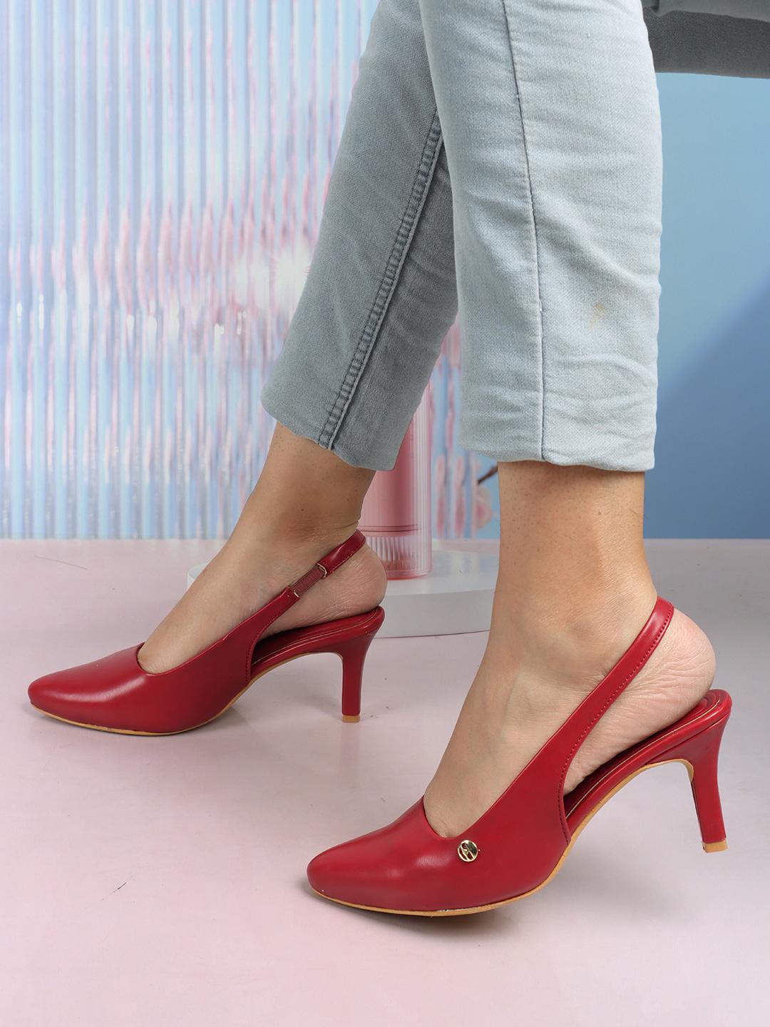 Buy ELLE Pointed Toe Slingback Slim Heels - Heels for Women 23765246 ...