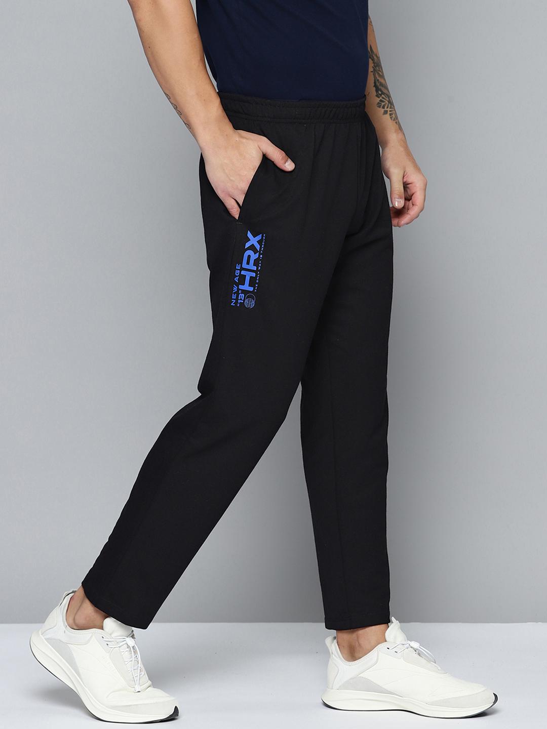 Buy HRX By Hrithik Roshan Men Regular Fit Lifestyle Track Pants - Track ...