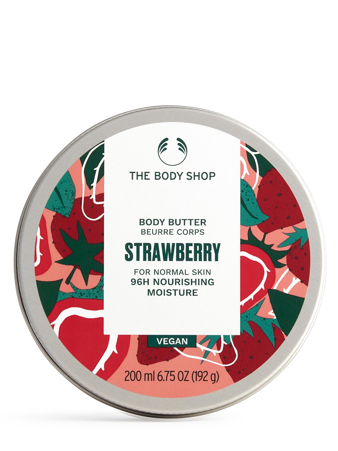 Buy THE BODY SHOP Strawberry Sustainable Body Butter For Dry Skin 200 ...