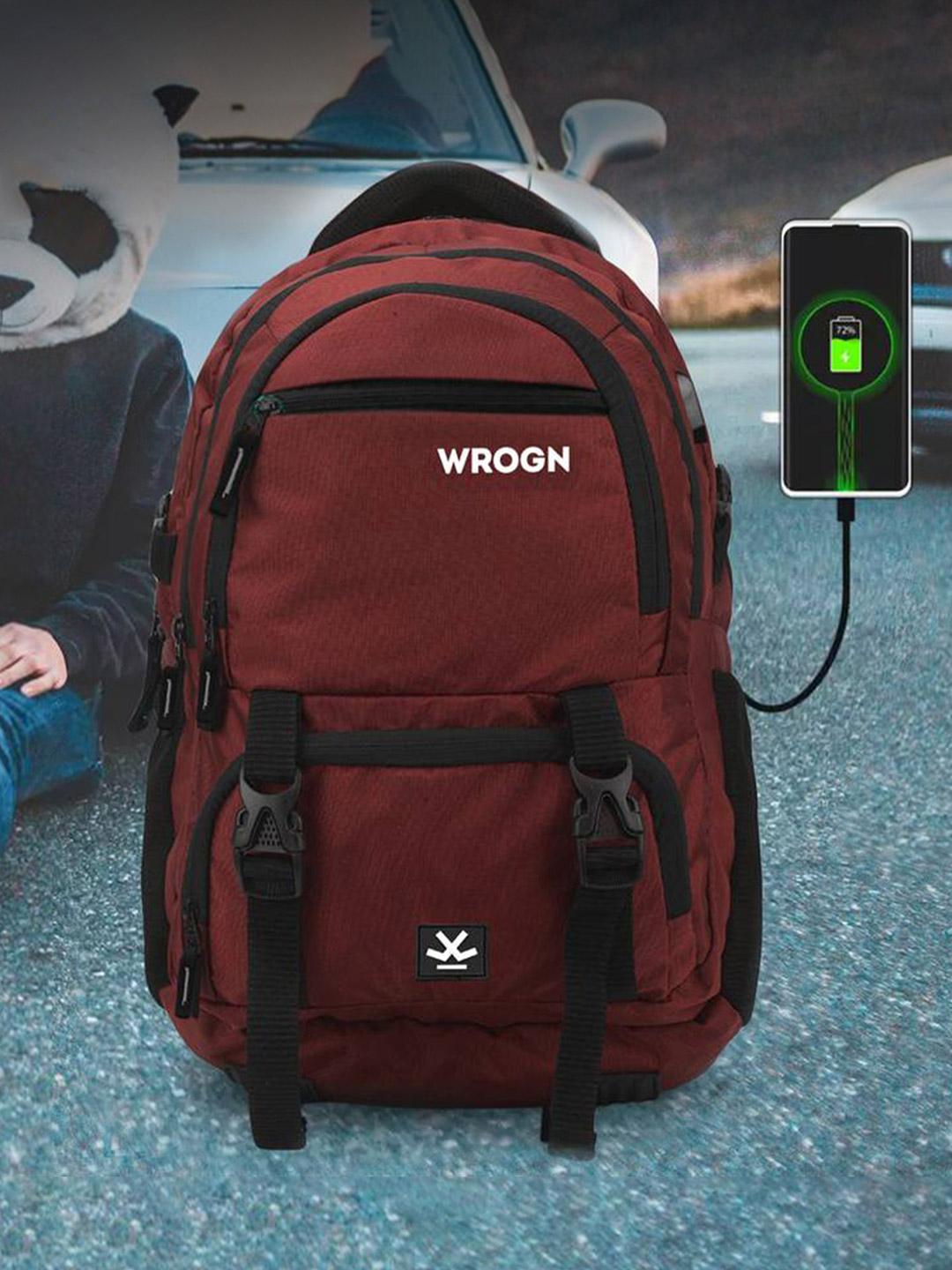 Buy WROGN Unisex Backpack With USB Charging Port 40 L - Backpacks for ...