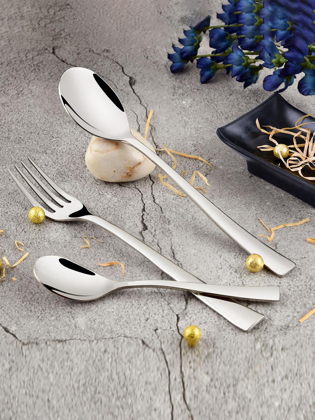 Buy FNS 18 Pcs Slim Line Stainless Steel Cutlery Set - Cutlery Set for ...
