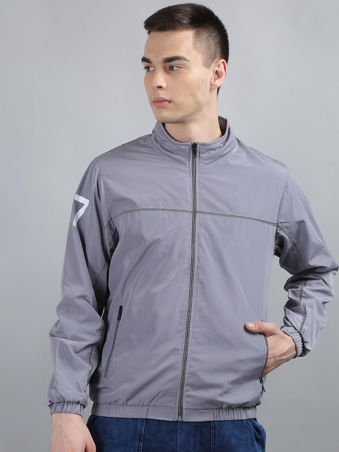 Buy TIM PARIS Windcheater Mock Collar Bomber Jacket - Jackets for Men ...