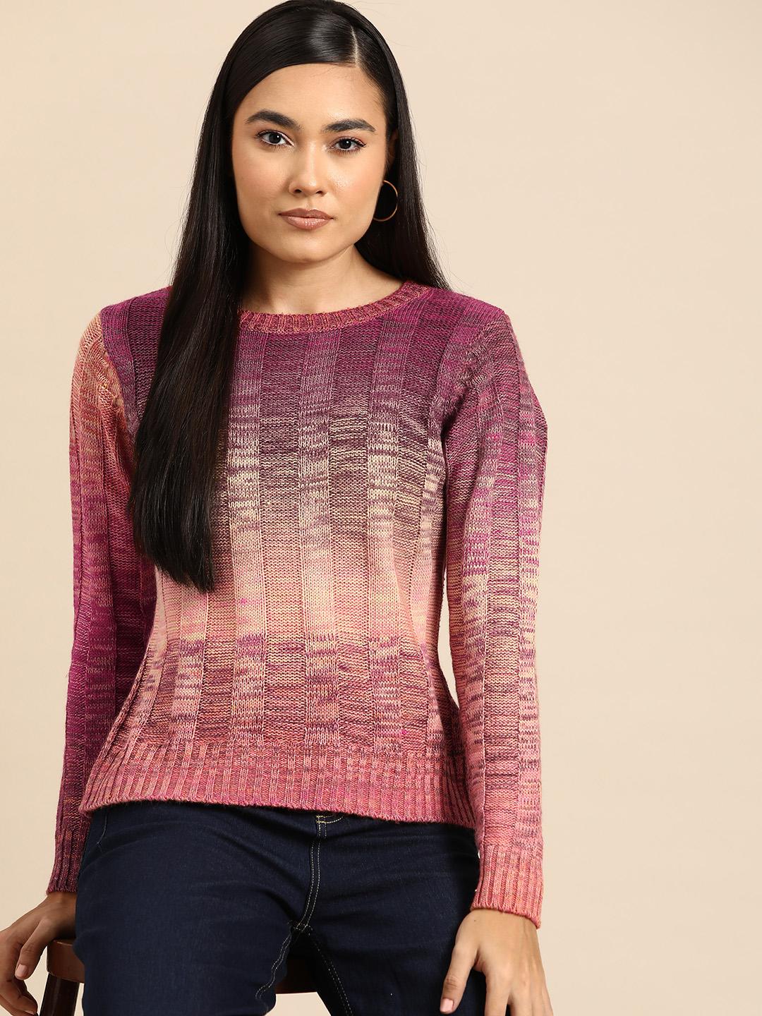 Buy All About You Ribbed Acrylic Pullover - Sweaters for Women 23879424 ...