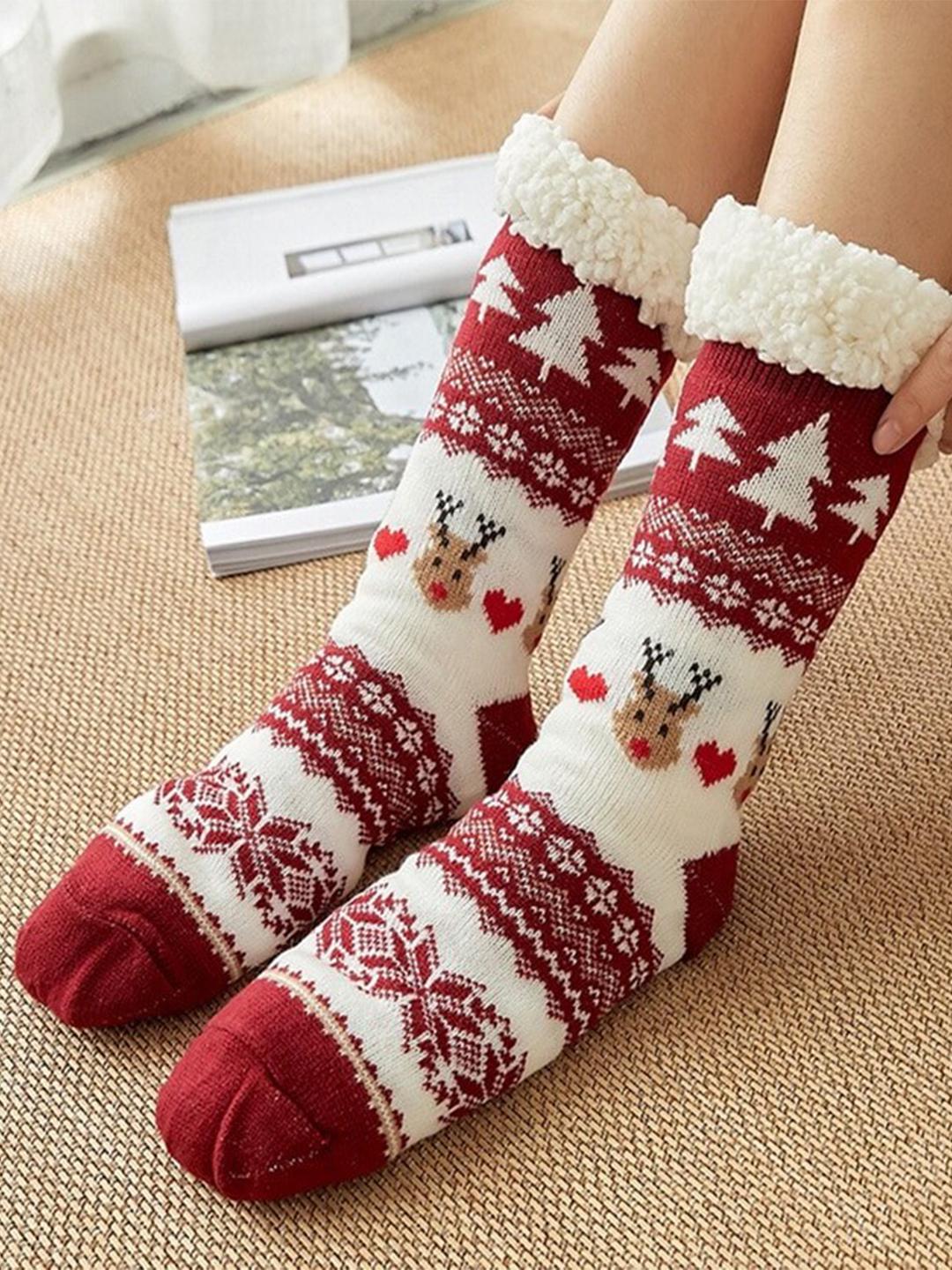 Buy Alexvyan Women Calf Length Winter Woolen Warm Thermal Socks - Socks ...