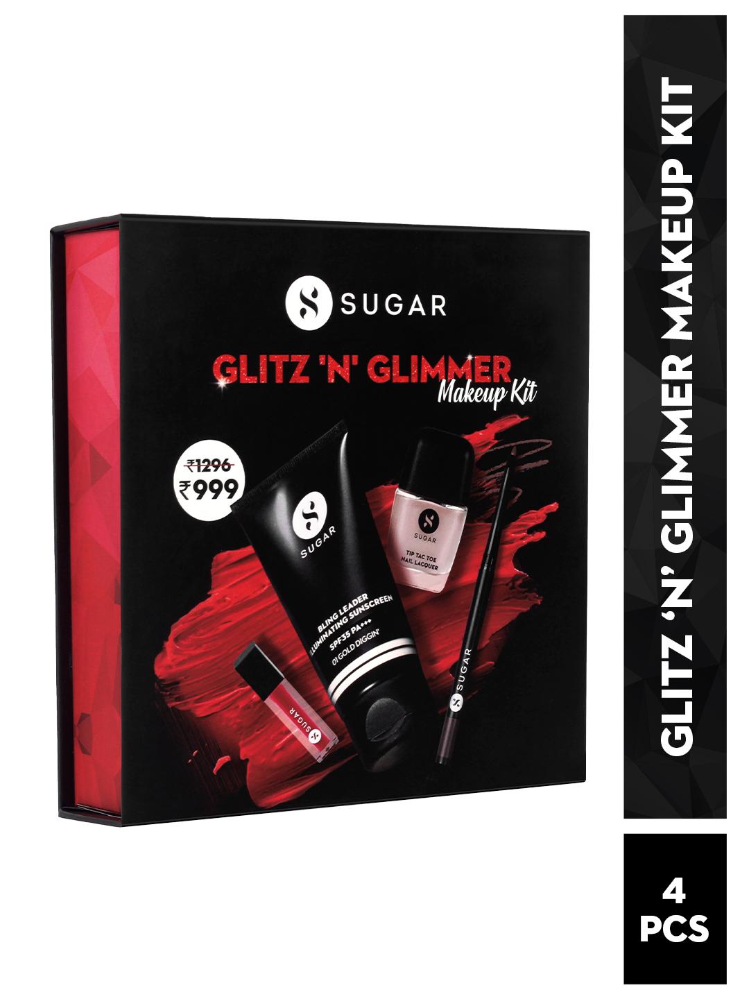 Buy SUGAR Glitz N Glimmer Makeup Kit - Makeup Gift Set for Women ...