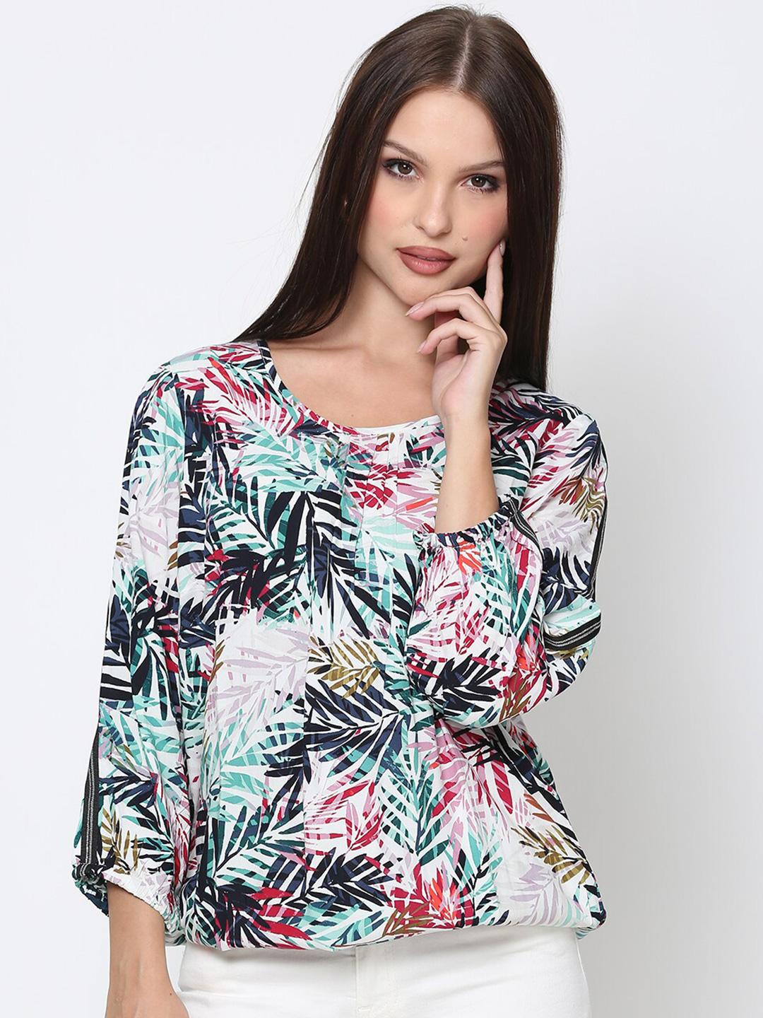 Buy DRIRO Tropical Printed Top - Tops for Women 23897310 | Myntra