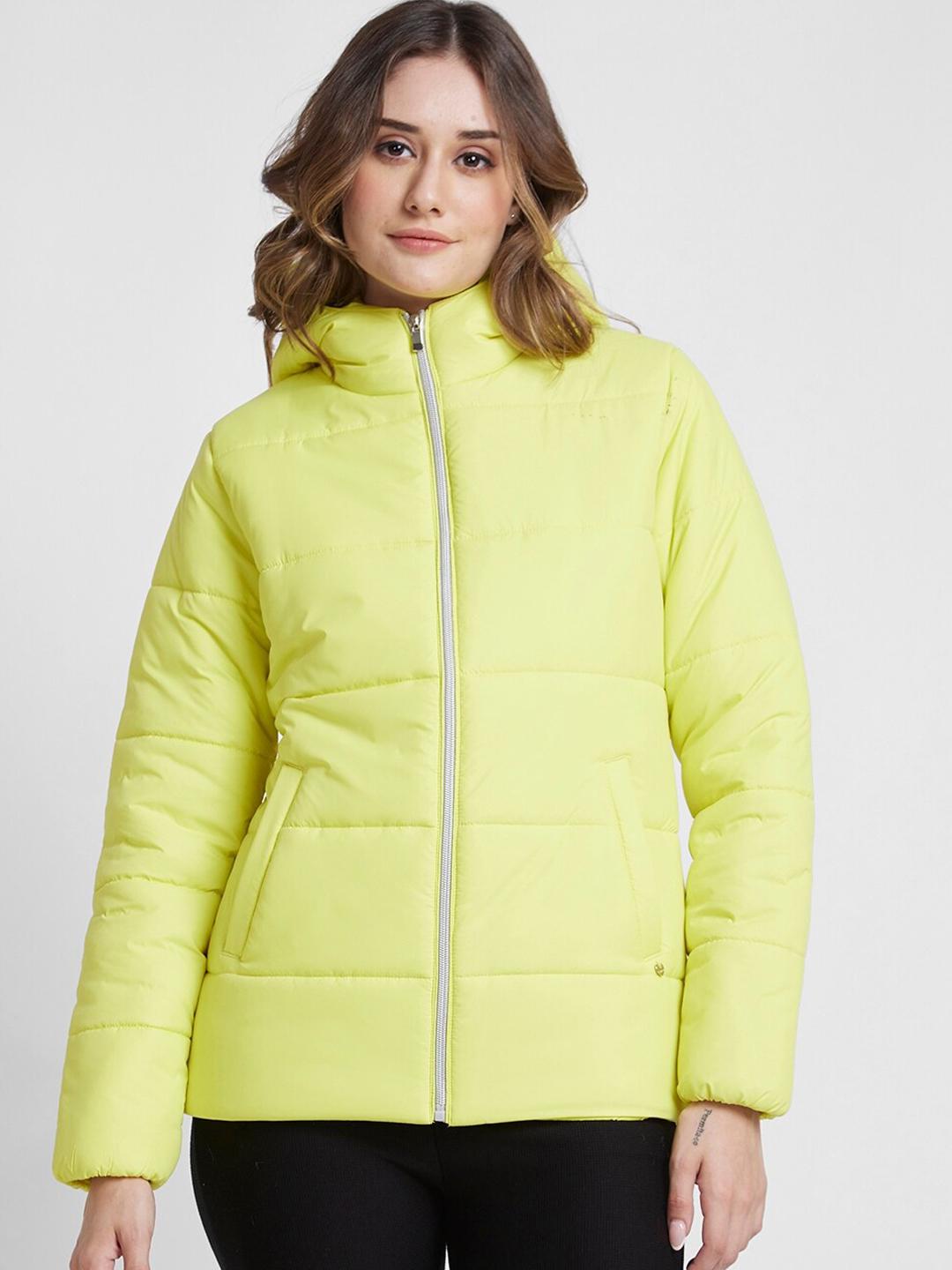 Buy SPYKAR Stand Collar Regular Quilted Jacket - Jackets for Women ...