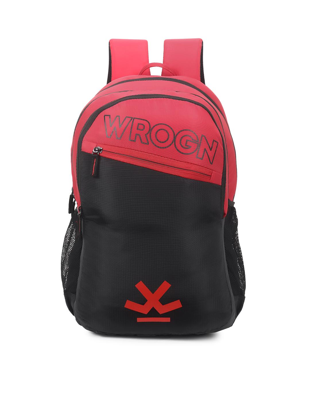 Buy WROGN Unisex Brand Logo Backpack With Shoe Pocket - Backpacks for ...