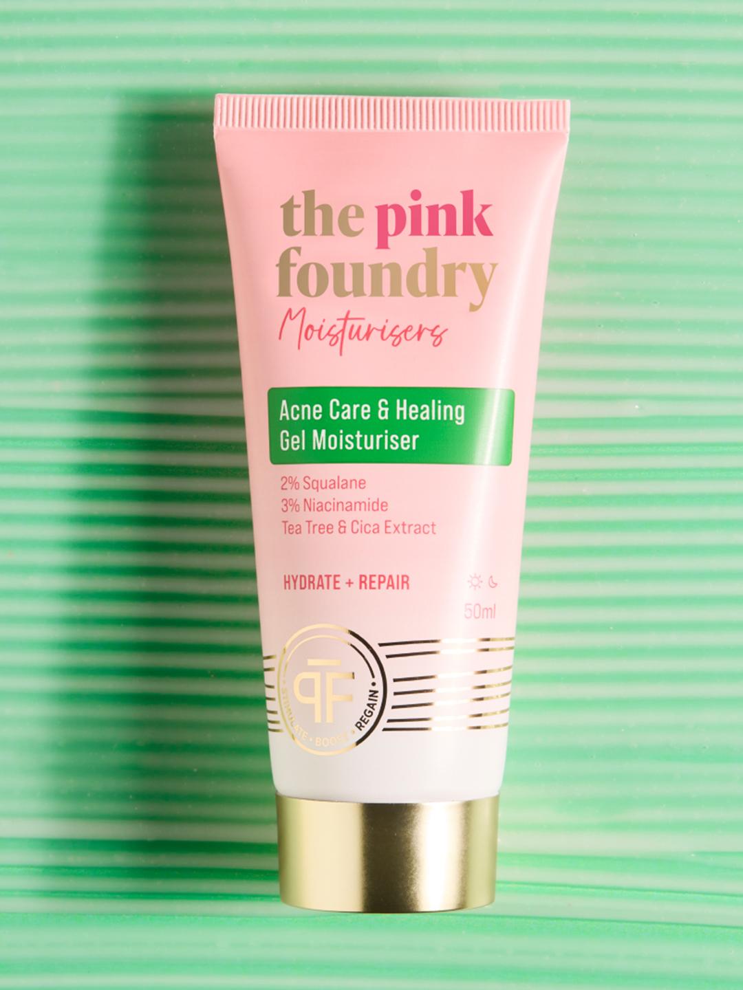 Buy The Pink Foundry Acne Care & Healing Gel Moisturiser 50ml - Skin ...
