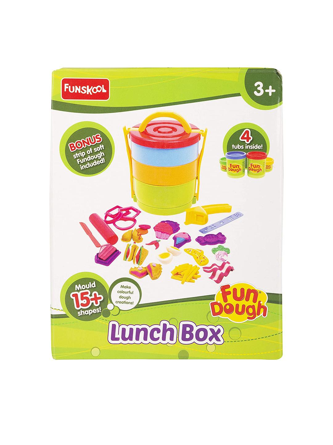 Buy Fun Dough Lunch Box Of 4 Tubs For 3+Years - Art And Craft for ...