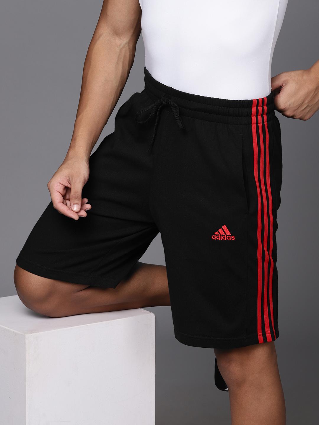 Buy ADIDAS Men Striped Aeroready M 3S SJ 10 Sports Shorts - Shorts for ...