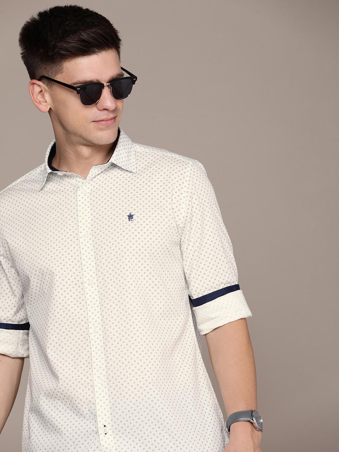 Buy French Connection Pure Cotton Slim Fit Casual Shirt - Shirts for ...