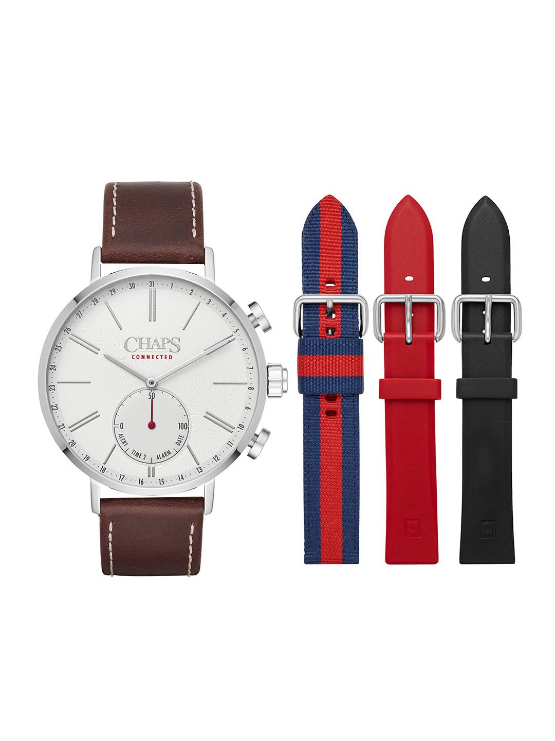 Buy CHAPS Connected Men White Hybrid Multi Strap Smartwatch CHPT3104 ...