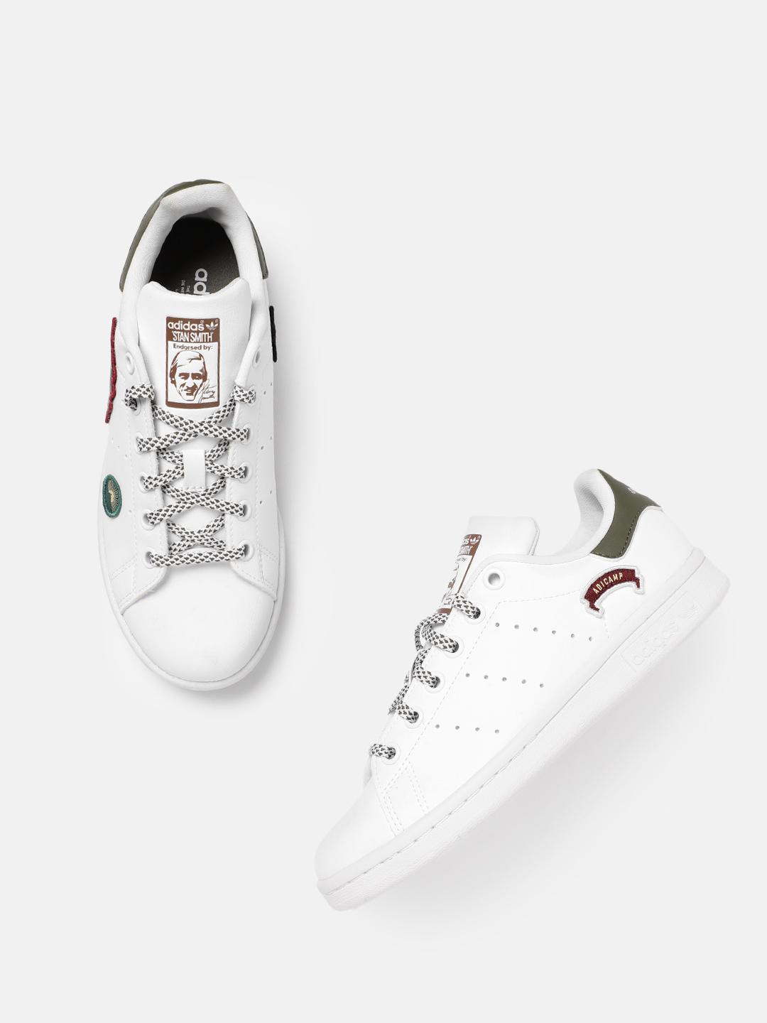 Buy ADIDAS Originals Kids Stan Smith Junior Leather Everyday Sneakers ...