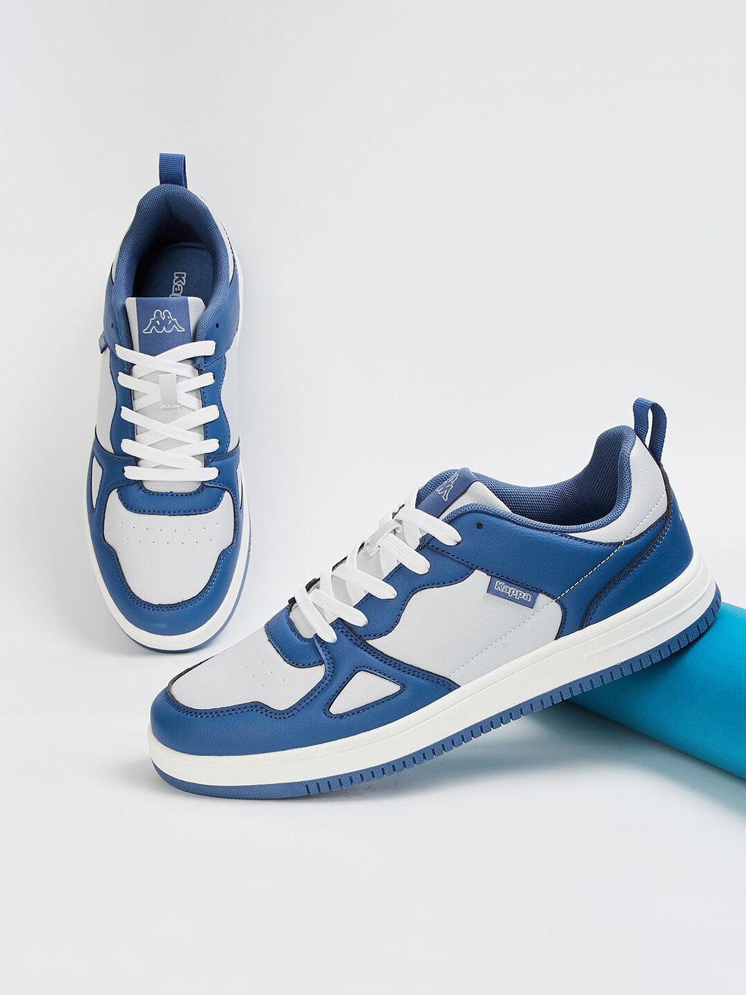 Buy Kappa Men Colourblocked Comfort Insole Contrast Sole Sneakers ...