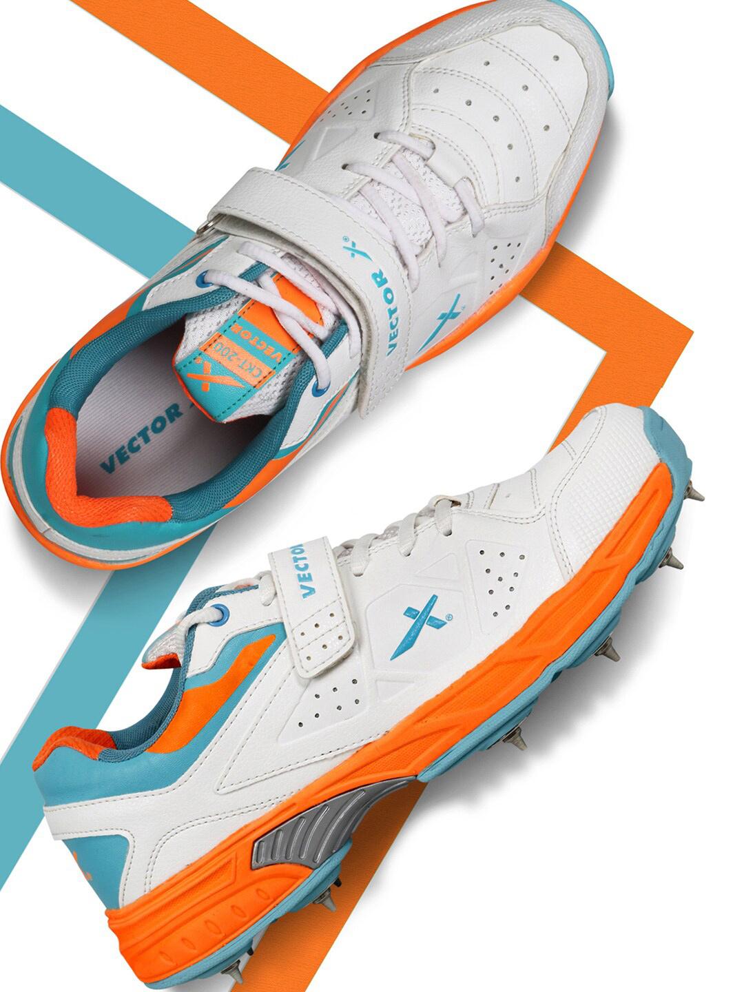 Buy VECTOR X CKT 200 Spikes PU Material With Rubber Sole Cricket Shoes ...