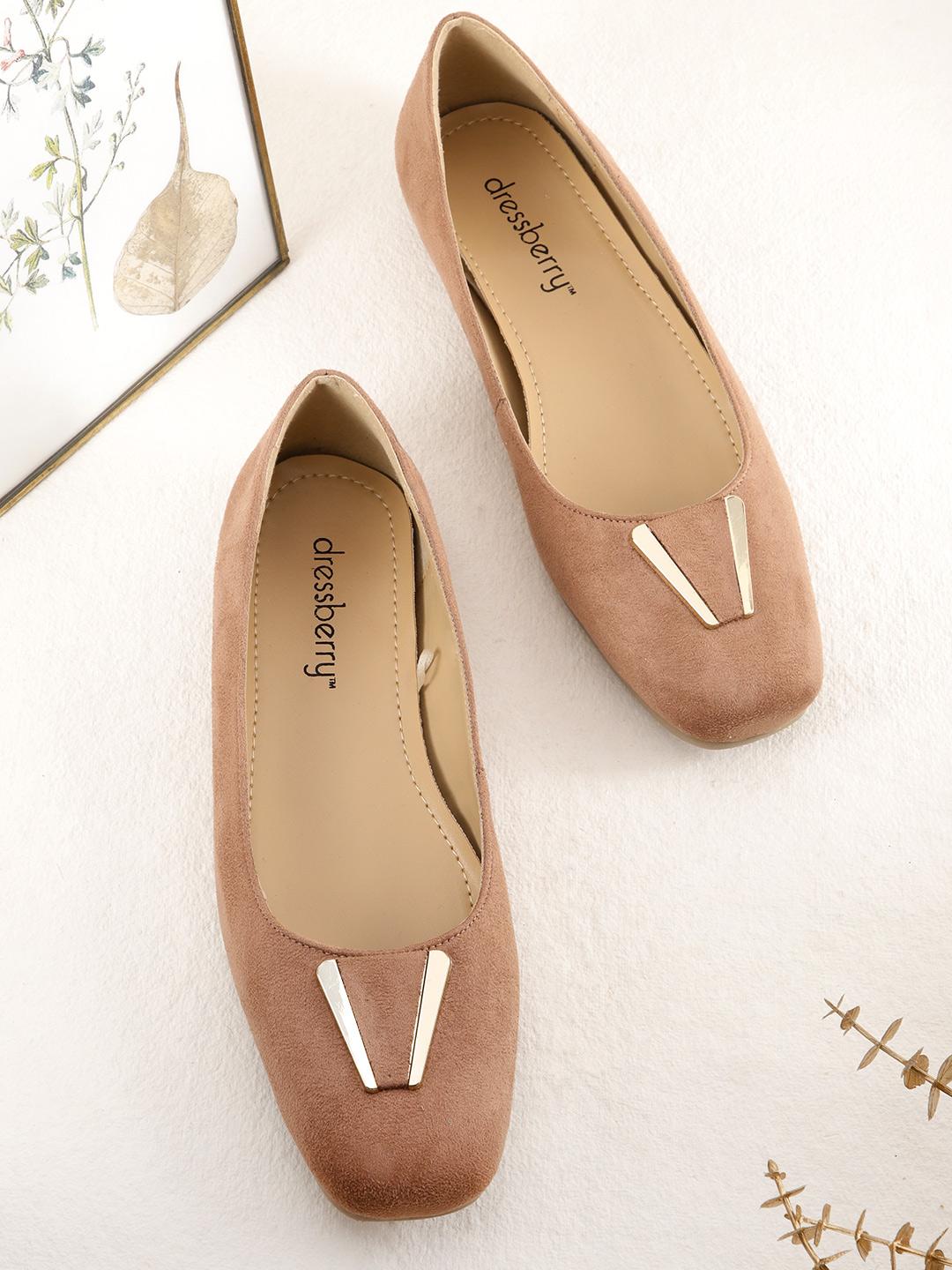 Buy DressBerry Women Square Toe Ballerinas - Ballerinas for Women ...