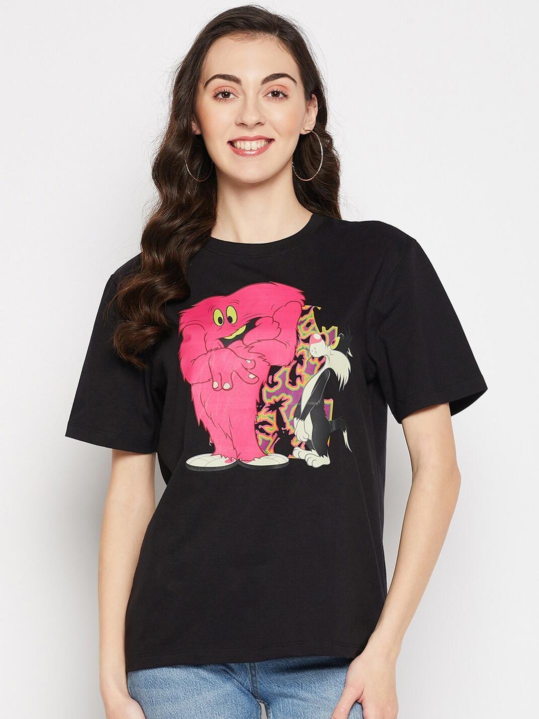 Buy Wear Your Mind Tweety Graphic Printed Pure Cotton T Shirt - Tshirts ...