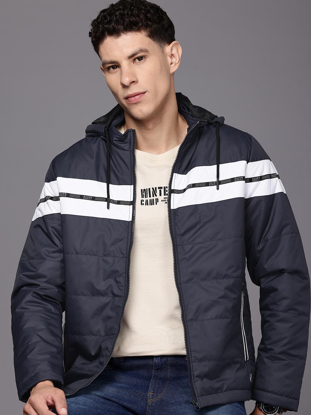 Buy Allen Solly Sport Striped Padded Jacket - Jackets for Men 24246332 ...